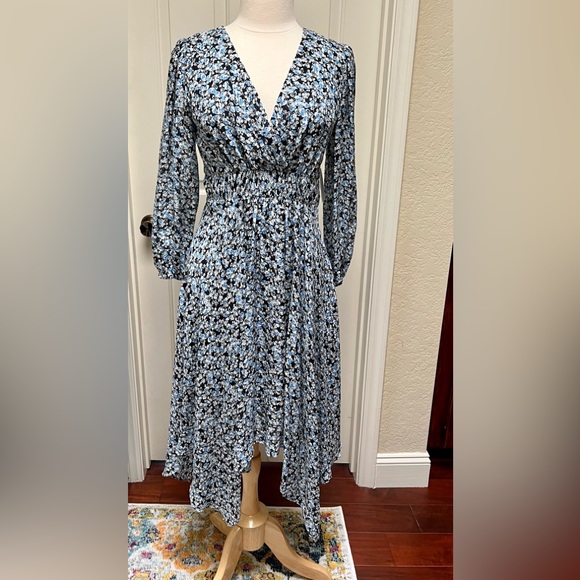 Nordstrom | Dresses | Nordstrom Signature Silk Floral Print Dress ...